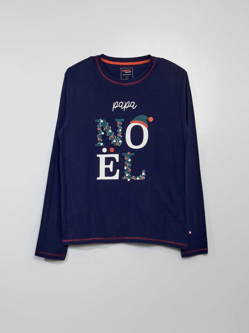 Pijama largo - 2 piezas - AZUL - 25.00€ - Kiabi