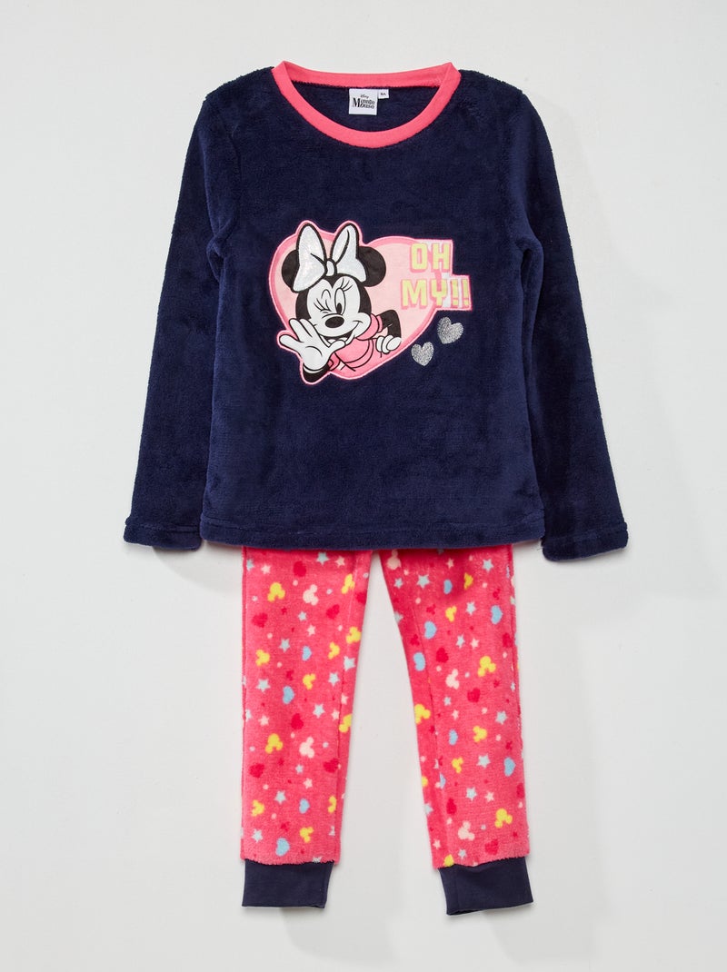 Pijama largo de tejido polar 'Disney' - 2 piezas - AZUL - 16.00€ - Kiabi