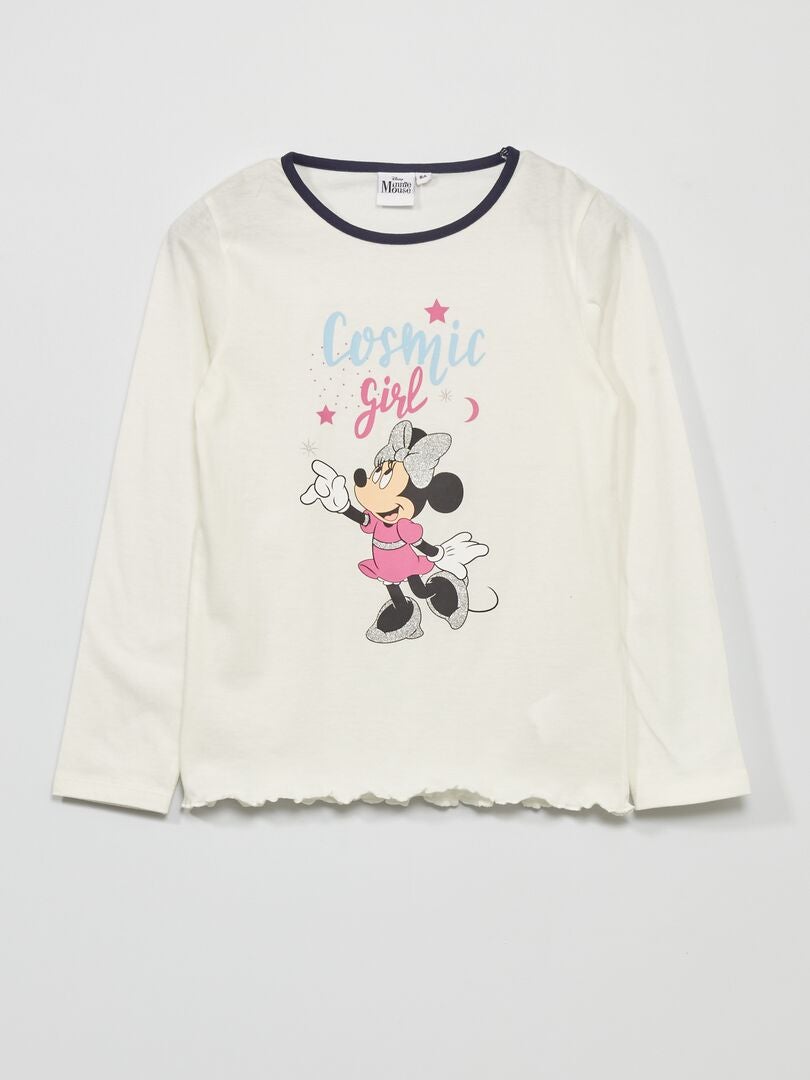 Pijama largo 'Minnie' de 'Disney' - blanco/azul - Kiabi - 15.00€