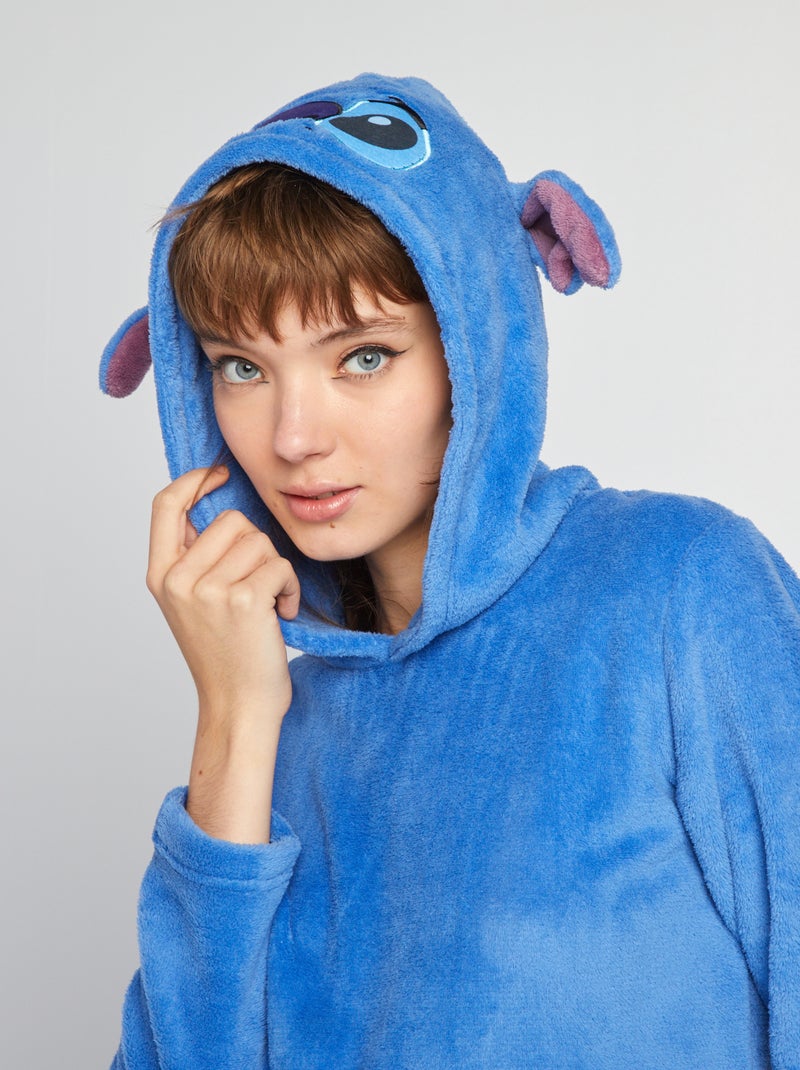 Pijama largo 'Stitch' - 2 piezas - azul/negro - 25.00€ - Kiabi