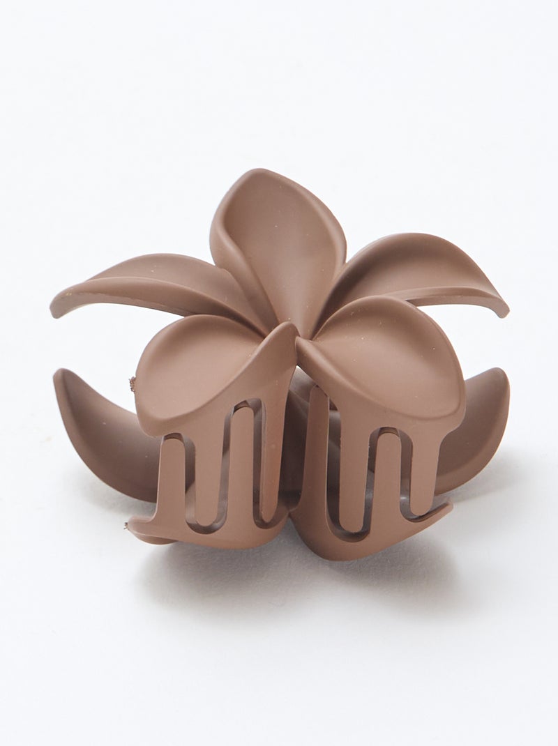Pinza para el cabello en forma de flor - Marron - 3.00€ - Kiabi