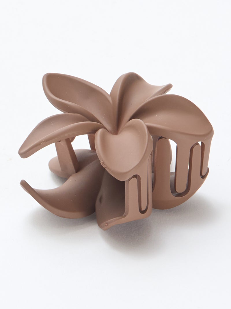 Pinza para el cabello en forma de flor - Marron - 3.00€ - Kiabi