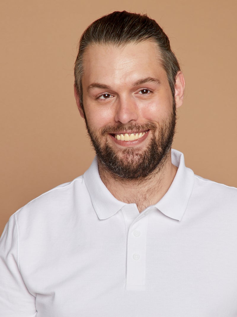 Polo liso - So Easy - blanco - Hombre - 12.00€ - Kiabi