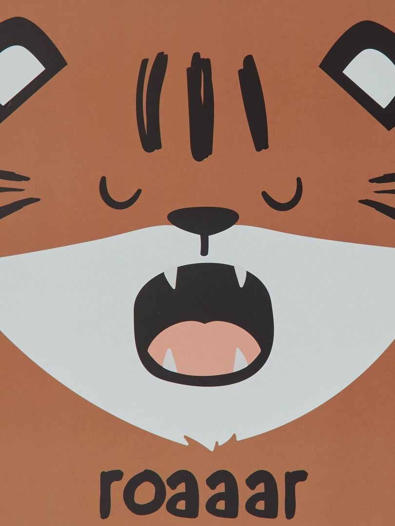 Póster impresión 30 x 40 cm - Kiabi Home - MARRON - Kiabi - 8.00€