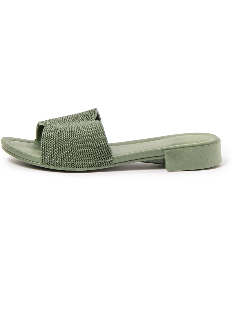 Sandalias mujer Brasileras suela goma - Verde oscuro - Mujer - 19.99 ...