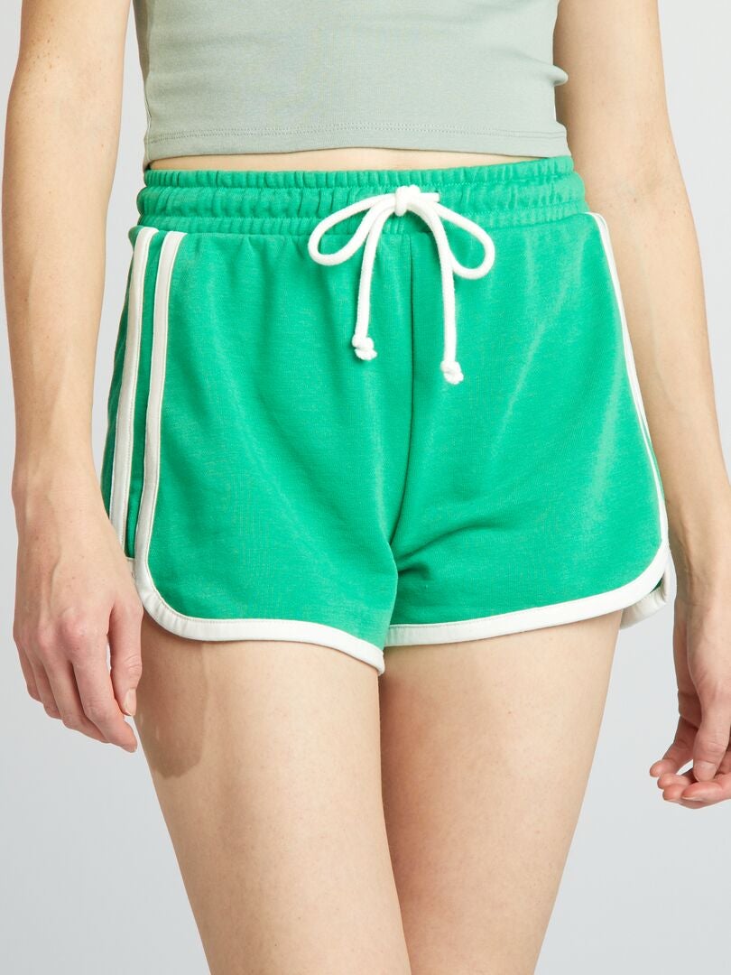 Short americano de tejido de chándal - VERDE - Kiabi - 8.00€