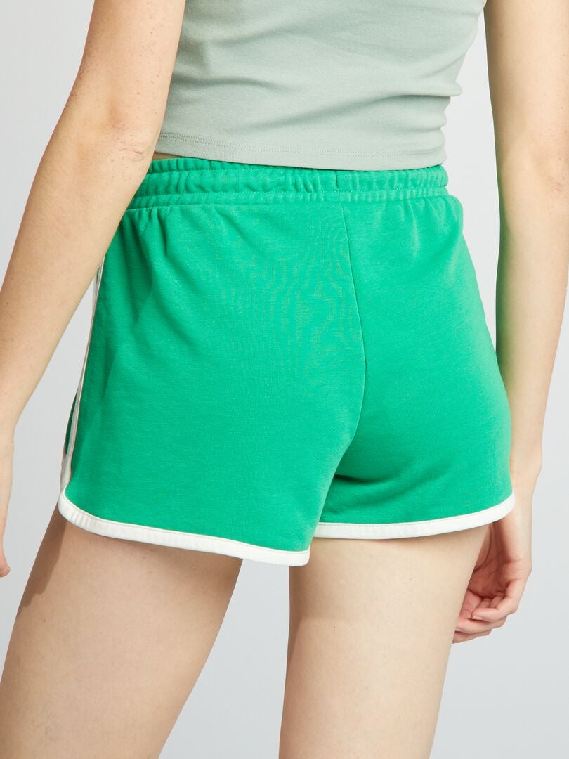 Short americano de tejido de chándal - VERDE - Kiabi - 8.00€