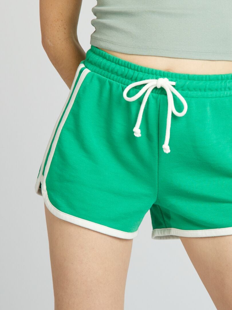 Short americano de tejido de chándal - VERDE - Kiabi - 8.00€