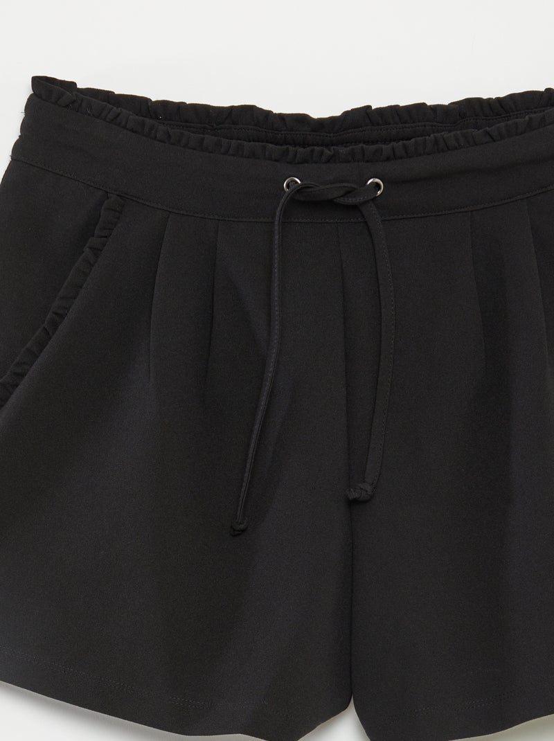 Short con bordes ondulados 'JDY' - NEGRO - Kiabi - 12.00€