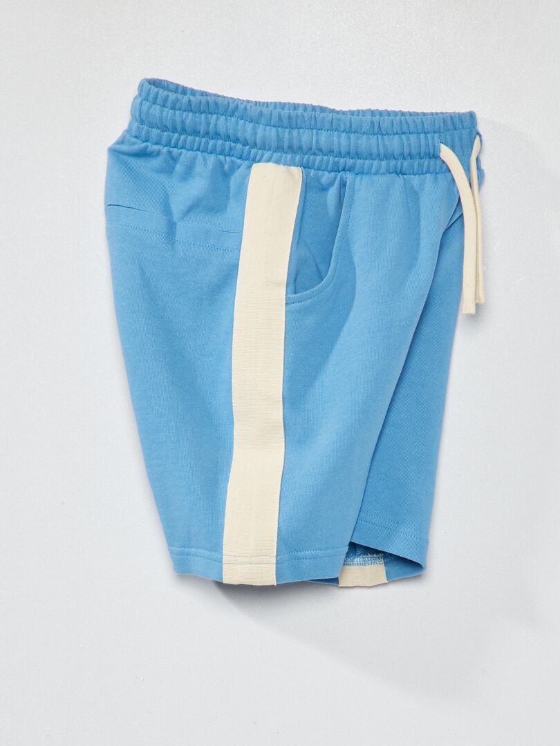 Short de deporte con bandas en los laterales - AZUL - Kiabi - 10.00€