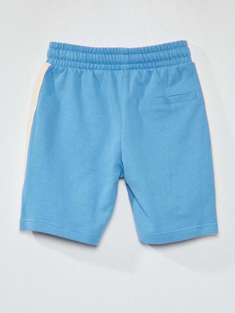 Short de deporte con bandas en los laterales - AZUL - Kiabi - 10.00€