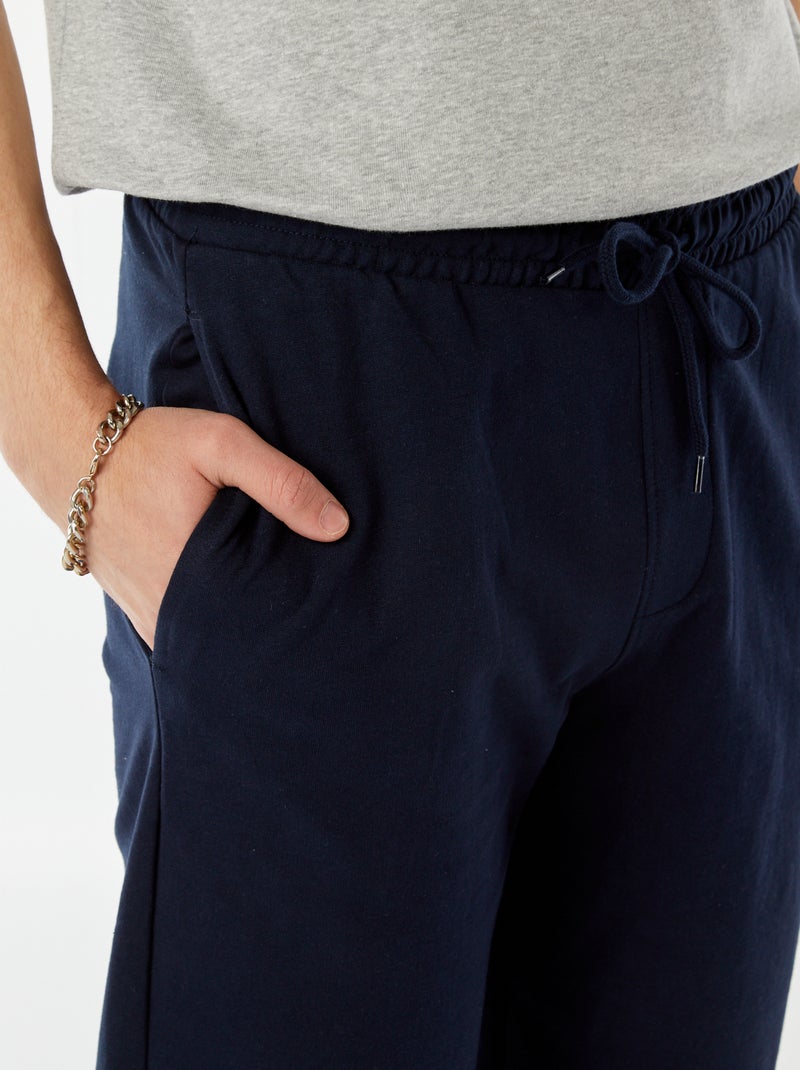 Short de deporte estilo jogger - AZUL - Adolescente chico - 8.00€ - Kiabi