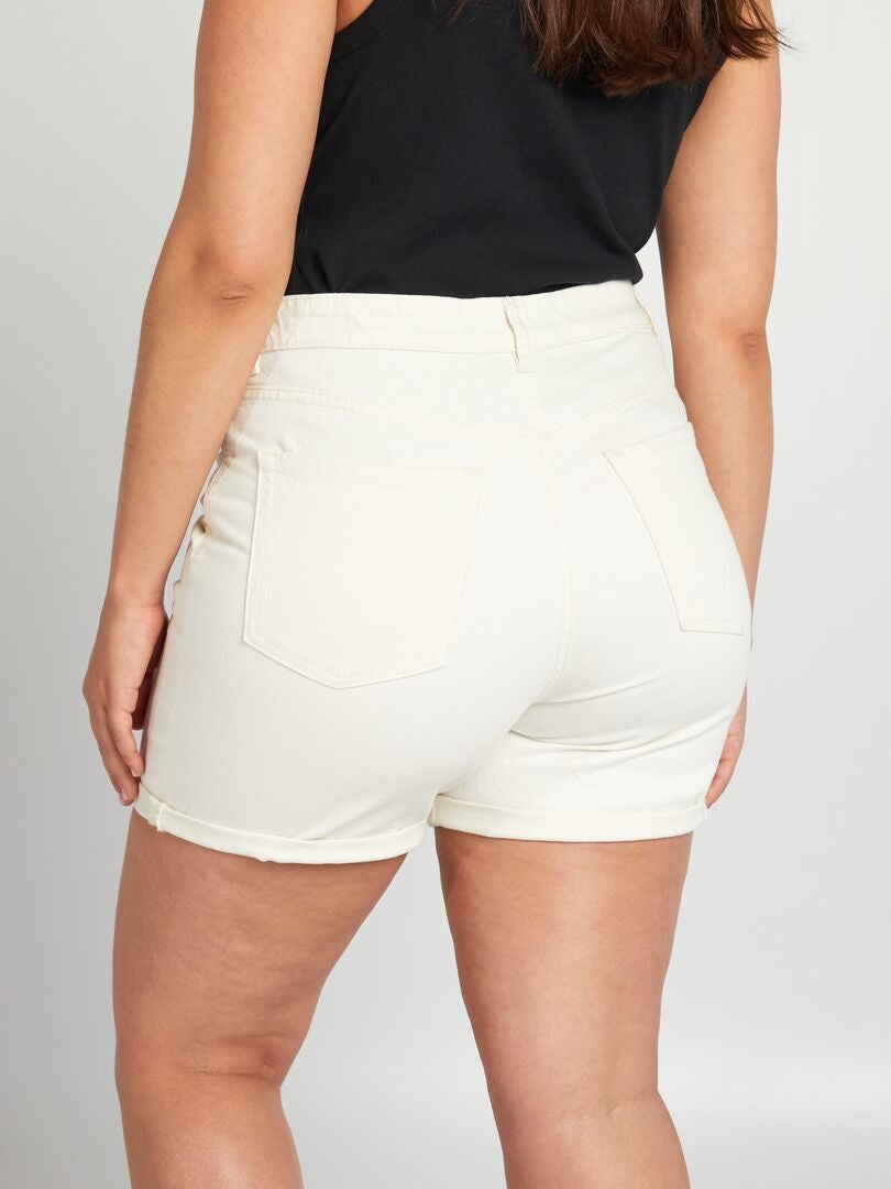 Short vaquero - BLANCO - Kiabi - 15.00€