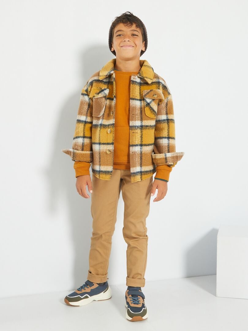Sobrecamisa de cuadros - AMARILLO - Kiabi - 15.00€ Sobrecamisa de cuadros - AMARILLO - Kiabi - 15.00€