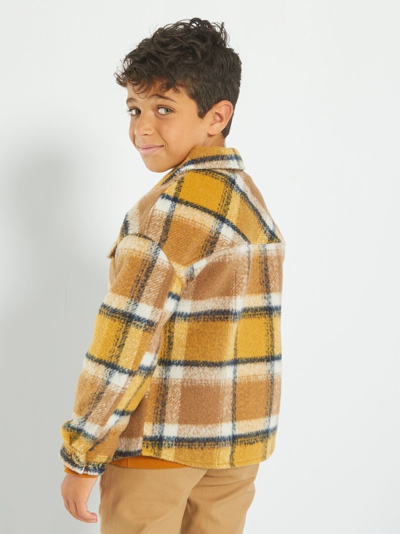 Sobrecamisa de cuadros - AMARILLO - Kiabi - 15.00€ Sobrecamisa de cuadros - AMARILLO - Kiabi - 15.00€