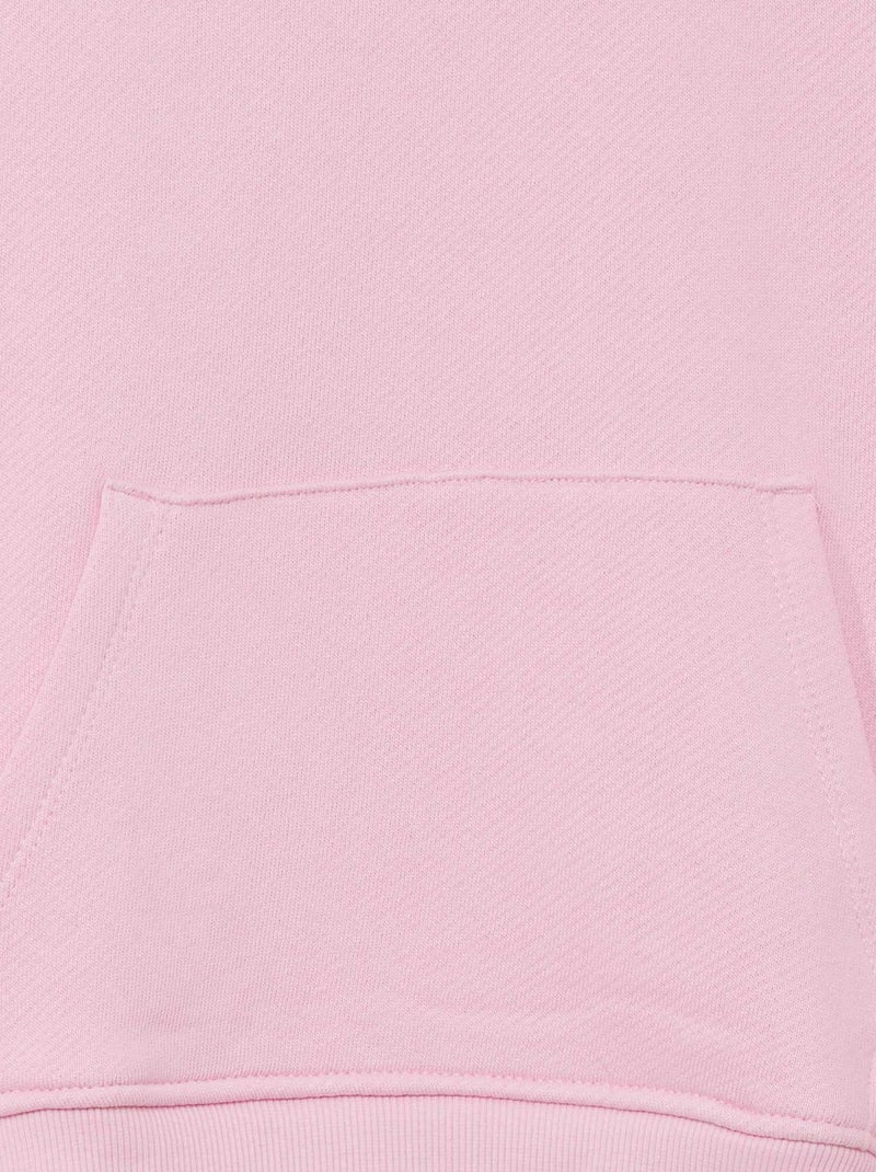 Sudadera ancha con bolsillo tipo canguro - ROSA - Niña - 9.00€ - Kiabi