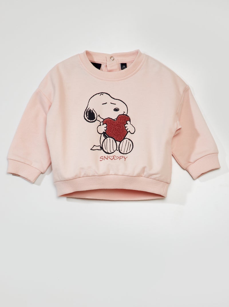 Sudadera de chándal 'Snoopy' - ROSA - 12.00€ - Kiabi