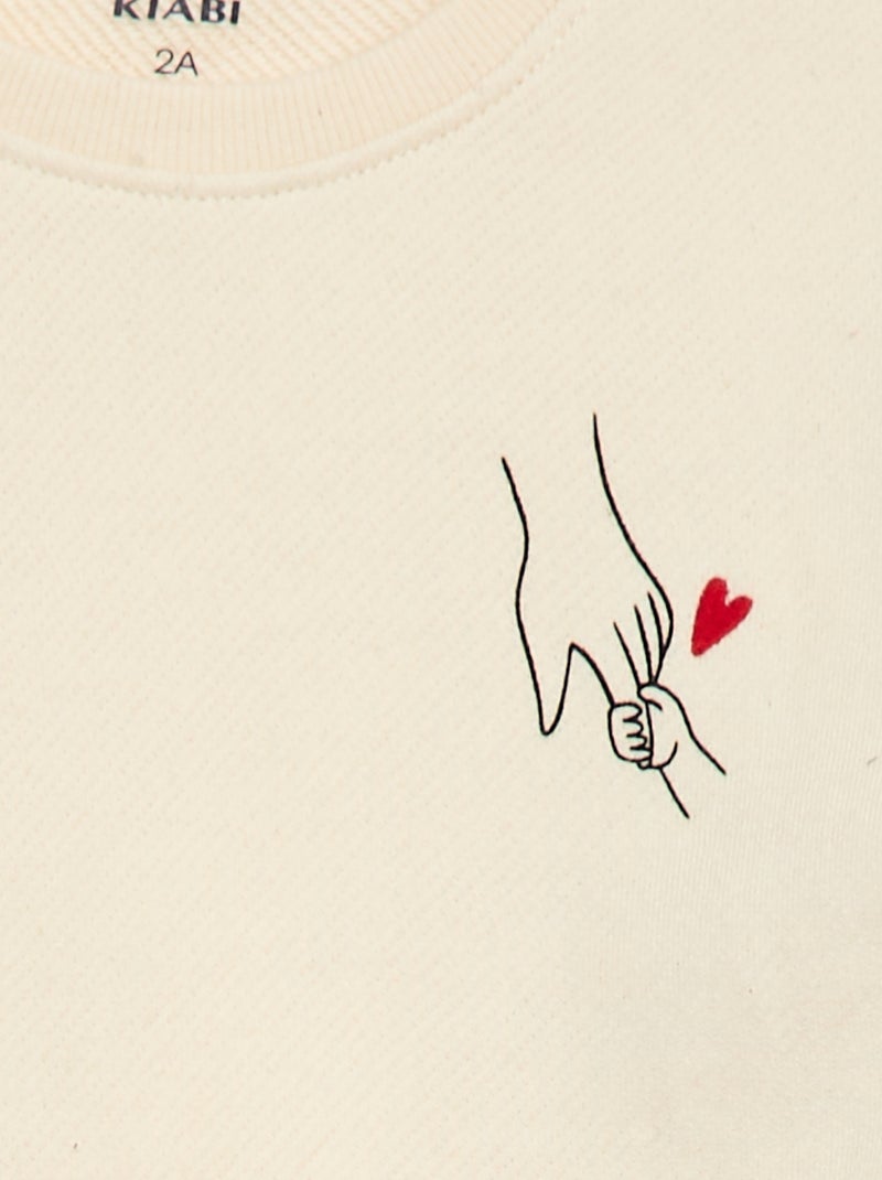 Sudadera de cuello redondo 'Agathe Sorlet x Kiabi' - San Valentín ...