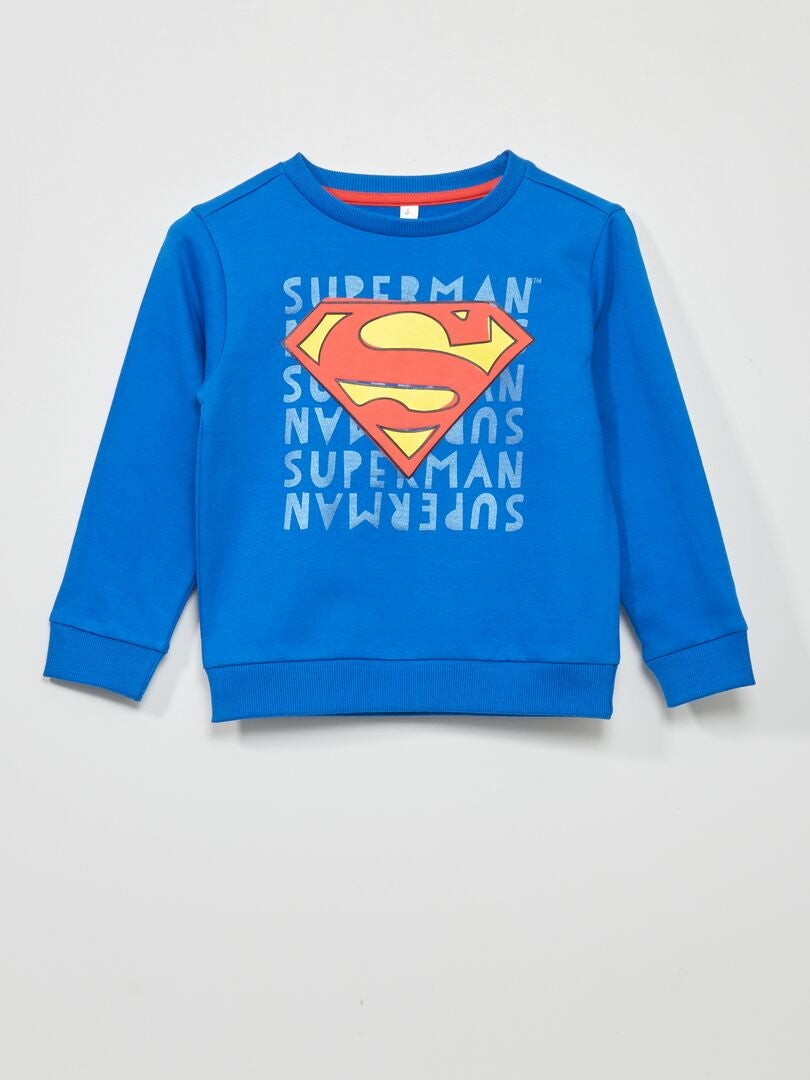 Sudadera de felpa 'Superman' 'DC Comics' - AZUL - Kiabi - 15.00€