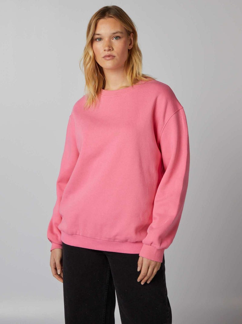 Sudadera oversize - rosa - Kiabi - 13.00€
