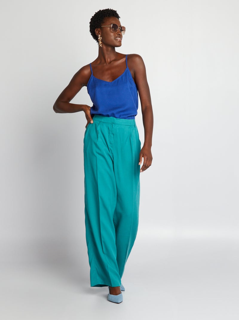 Top de tirantes finos - AZUL - Mujer - 10.00€ - Kiabi