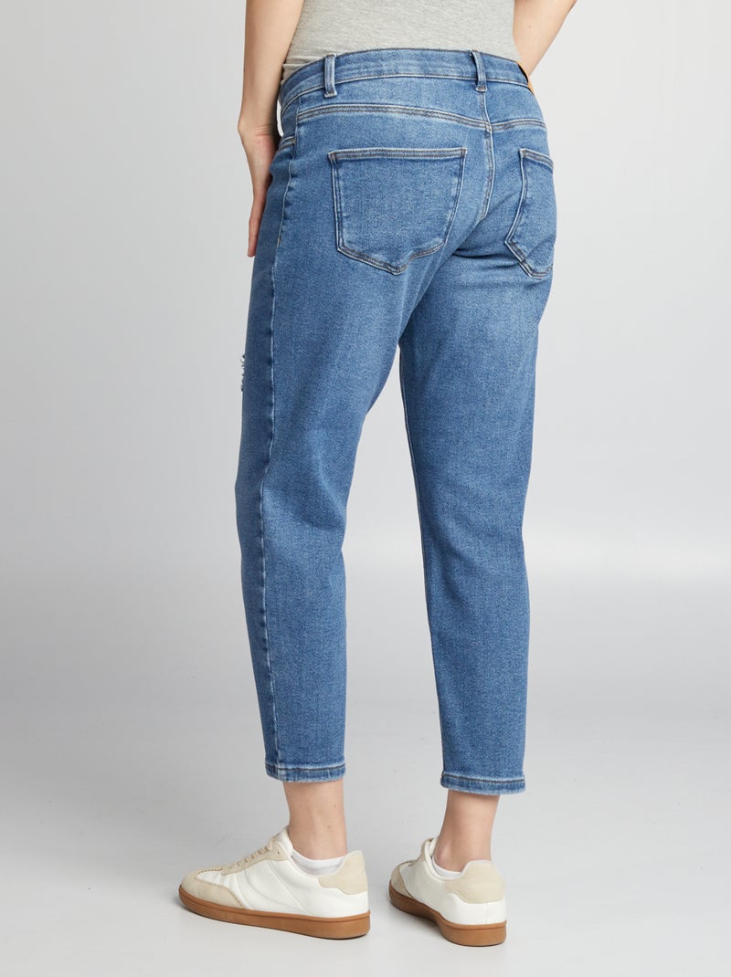 Vaquero mom premamá con banda - Only Maternity - AZUL - Premamá - 50.00 ...