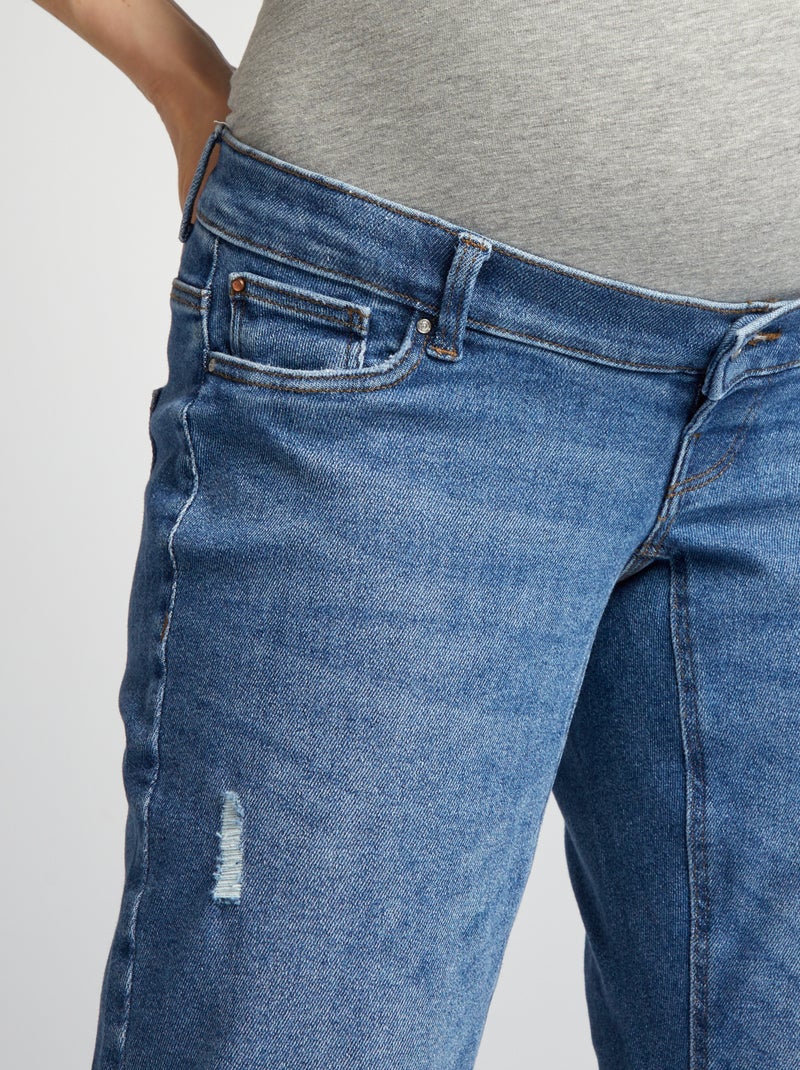 Vaquero mom premamá con banda - Only Maternity - AZUL - Premamá - 50.00 ...