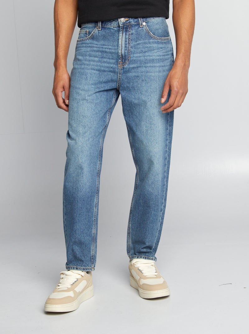 Vaquero tapered slim ahusado 5 bolsillos - AZUL - Hombre - 25.00€ - Kiabi