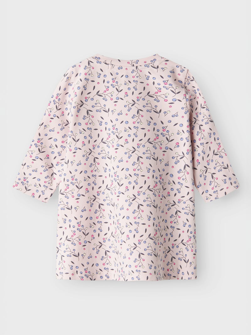 Vestido de flores 'Guppy' - ROSA - Bebé niña - 14.00€ - Kiabi