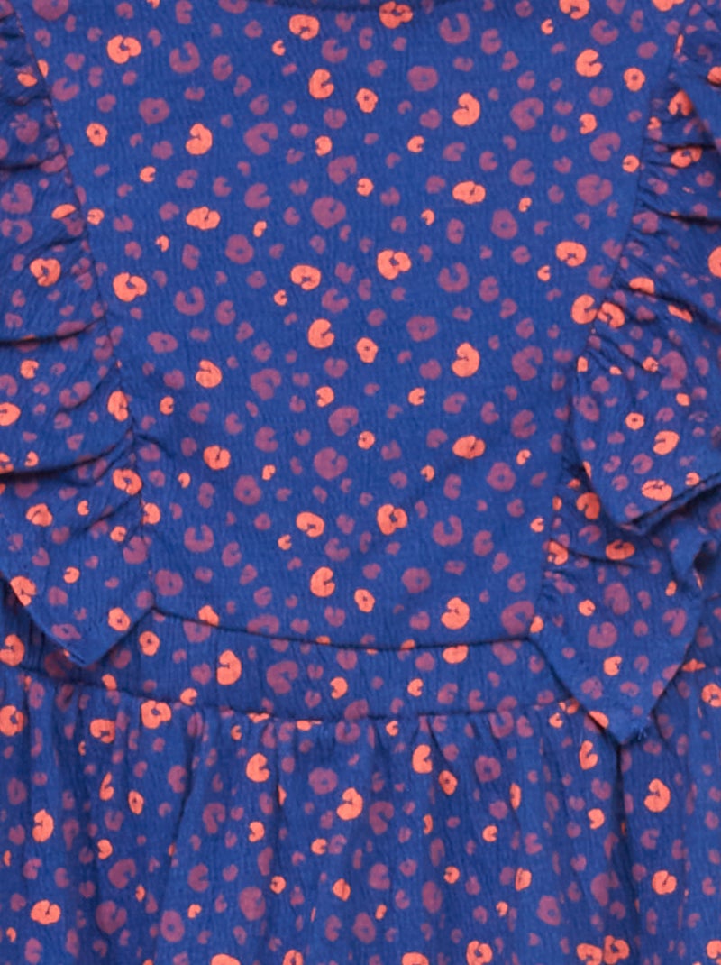 Vestido estampado - AZUL - 15.00€ - Kiabi