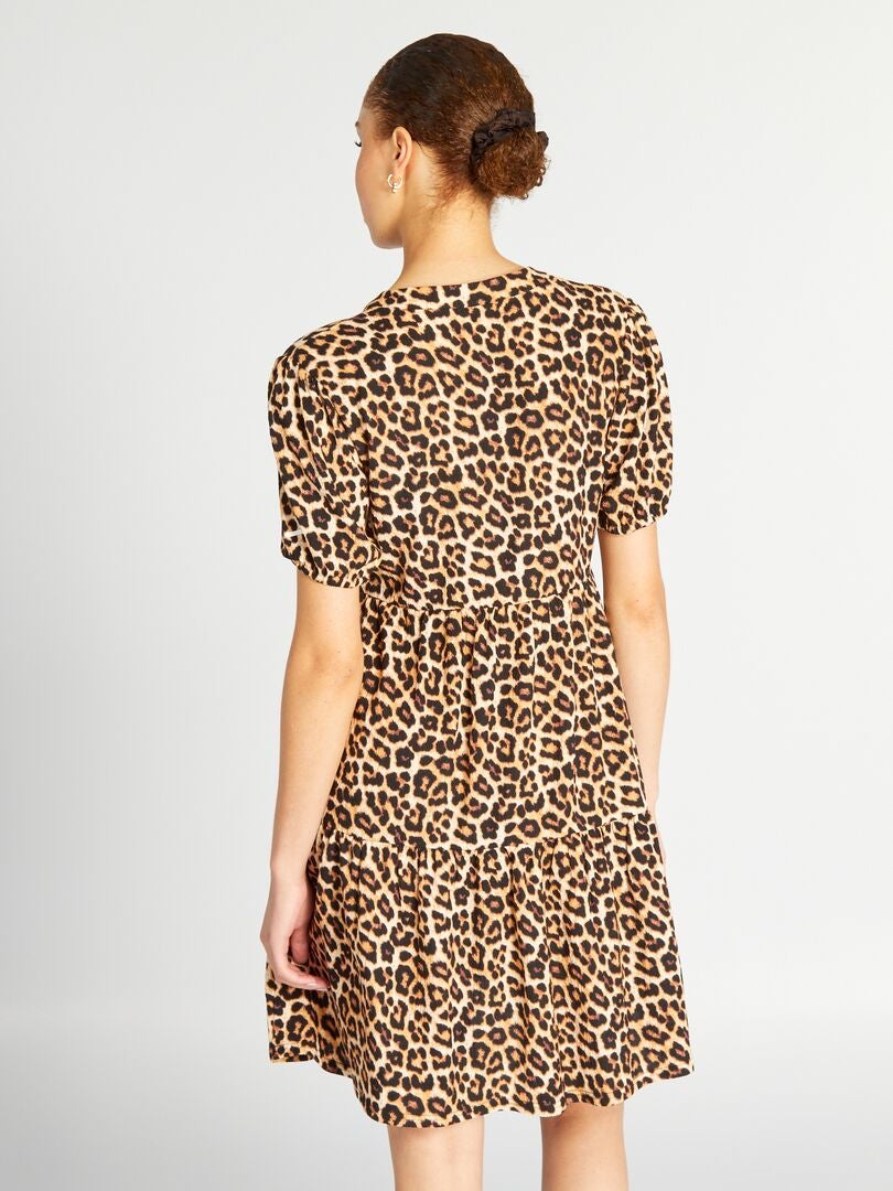 Vestido Estampado Leopardo Kiabi 28 00€