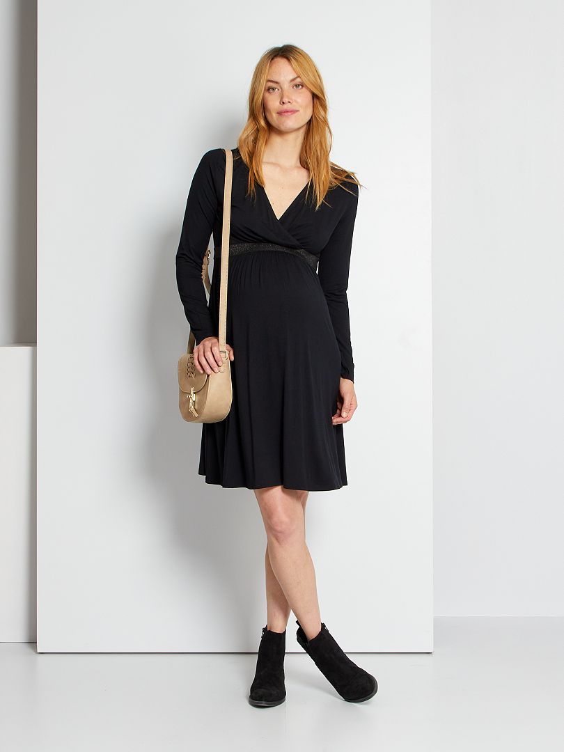 Vestido largo - Negro - Kiabi - 15.00€