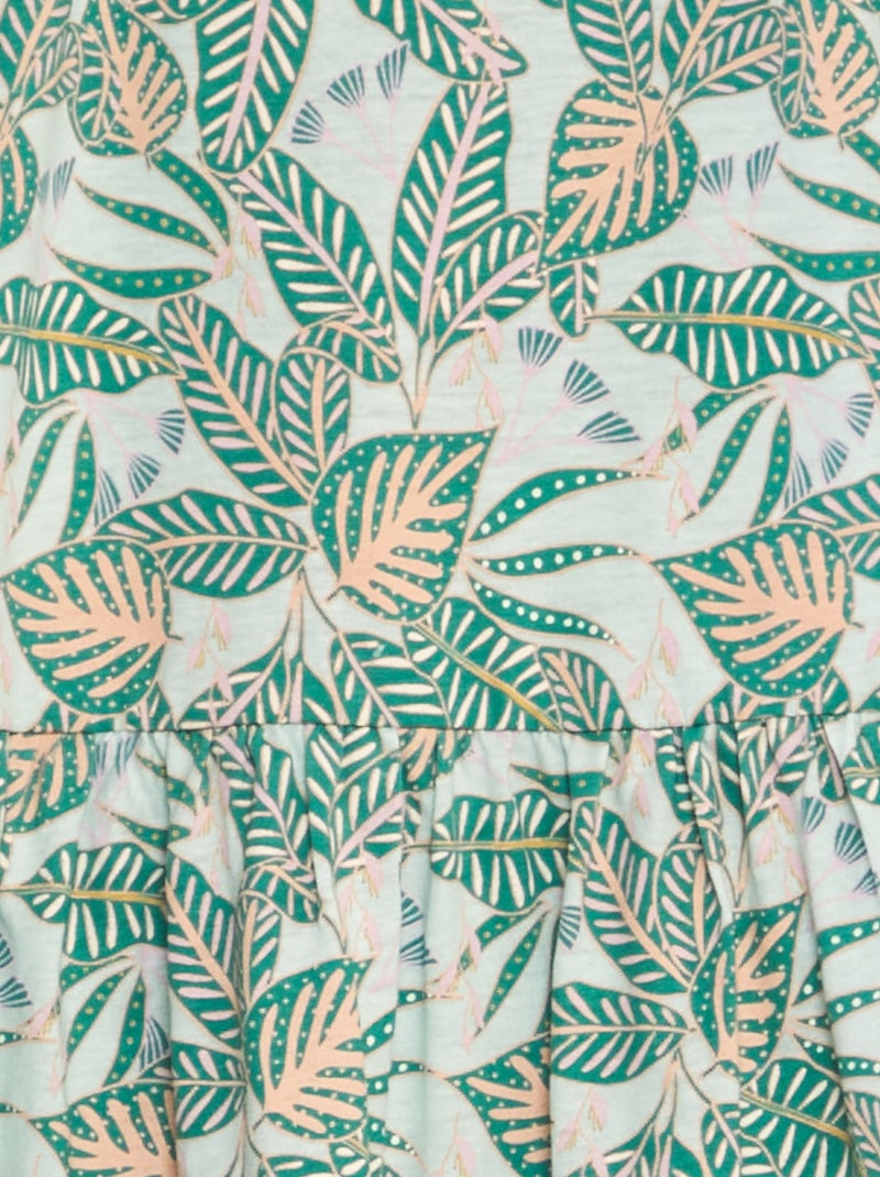 Vestido ligero estampado - VERDE - Niña - 4.00€ - Kiabi